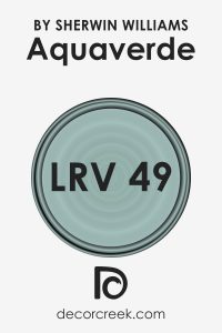 Aquaverde SW 9051 Paint Color by Sherwin Williams - DecorCreek