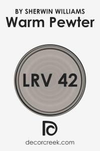 Warm Pewter SW 9572 Paint Color by Sherwin Williams - DecorCreek