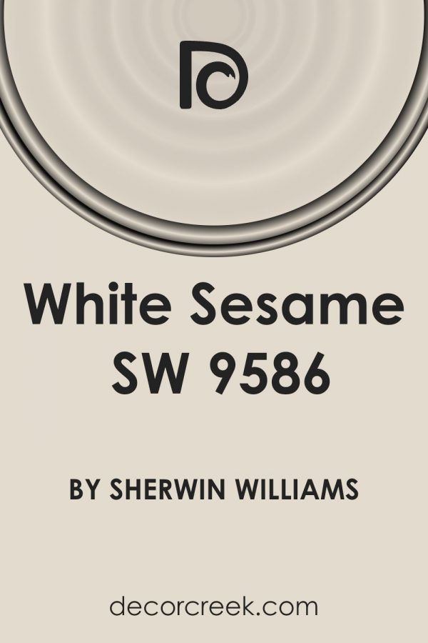 White Sesame SW 9586 Paint Color by Sherwin Williams - DecorCreek
