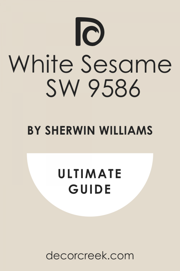 White Sesame SW 9586 Paint Color by Sherwin Williams - DecorCreek