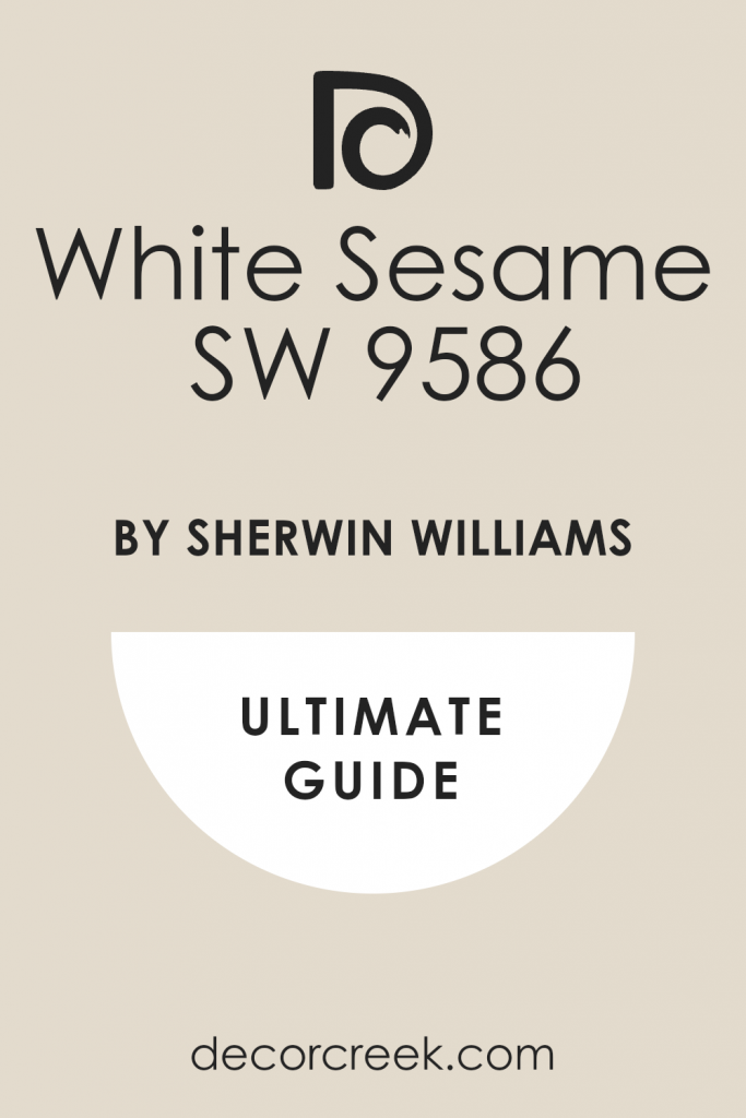 White Sesame SW 9586 Paint Color by Sherwin Williams - DecorCreek