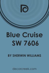 Blue Cruise SW 7606 Paint Color by Sherwin Williams - DecorCreek