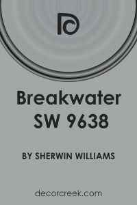 Breakwater SW 9638 Paint Color by Sherwin Williams - DecorCreek