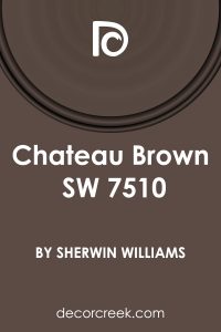 Chateau Brown SW 7510 Paint Color by Sherwin Williams - DecorCreek