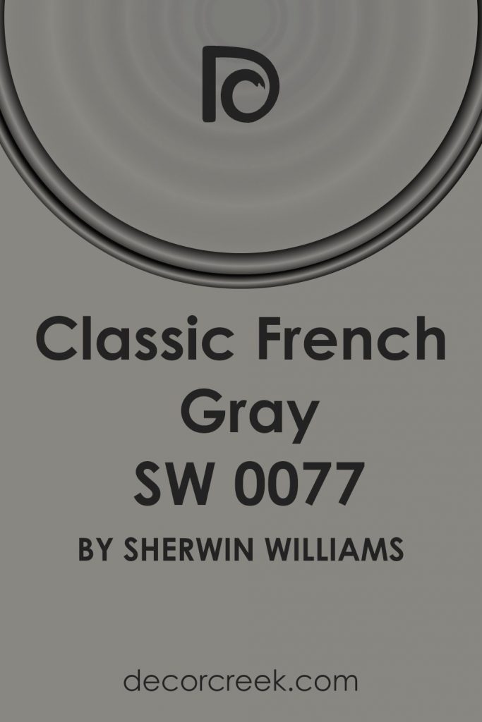 Classic French Gray SW 0077 Paint Color by Sherwin Williams - DecorCreek