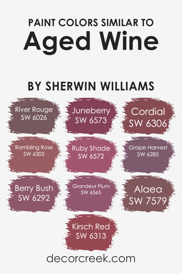 Aged Wine SW 6299 Paint Color by Sherwin Williams - DecorCreek