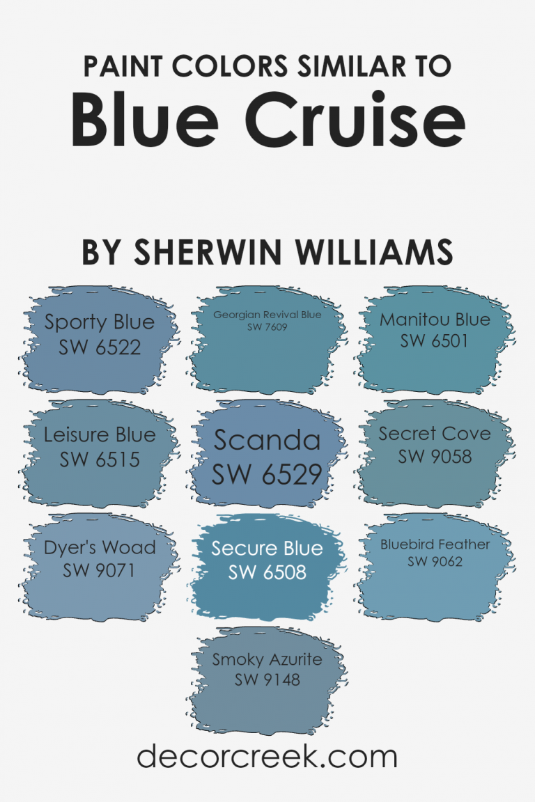 Blue Cruise SW 7606 Paint Color by Sherwin Williams - DecorCreek