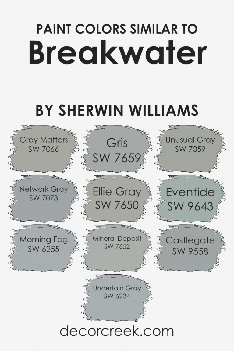 Breakwater SW 9638 Paint Color by Sherwin Williams - DecorCreek