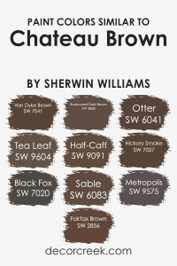 Chateau Brown SW 7510 Paint Color by Sherwin Williams - DecorCreek