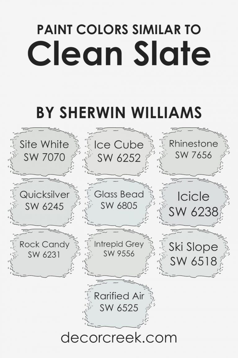 Clean Slate SW 9621 Paint Color by Sherwin Williams - DecorCreek