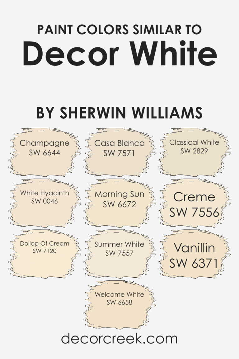 Decor White SW 7559 Paint Color by Sherwin Williams - DecorCreek
