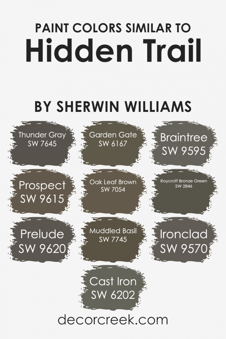 Hidden Trail SW 9525 Paint Color by Sherwin Williams - DecorCreek