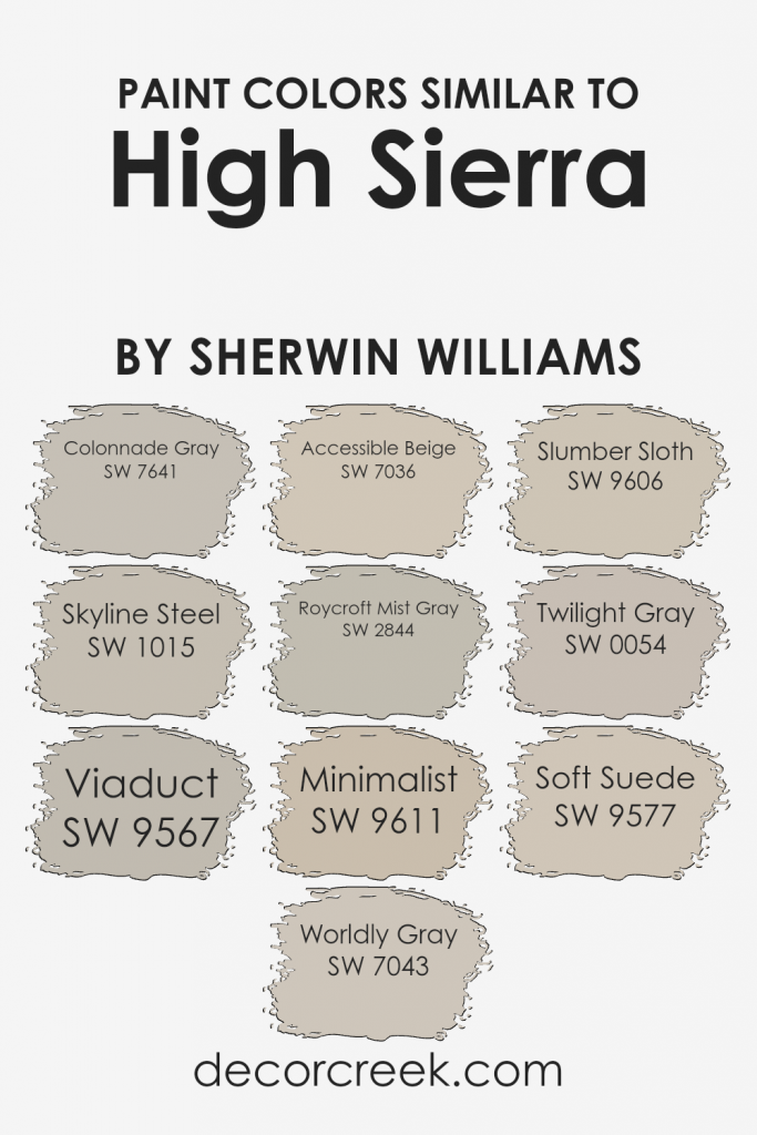 High Sierra SW 9588 Paint Color by Sherwin Williams - DecorCreek