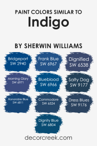 Indigo SW 6531 Paint Color by Sherwin Williams - DecorCreek