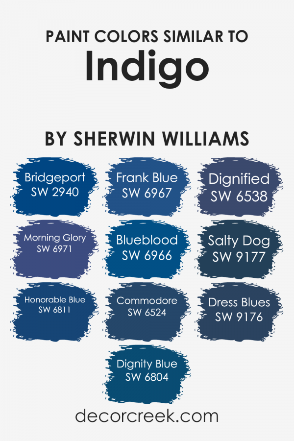 Indigo SW 6531 Paint Color by Sherwin Williams - DecorCreek