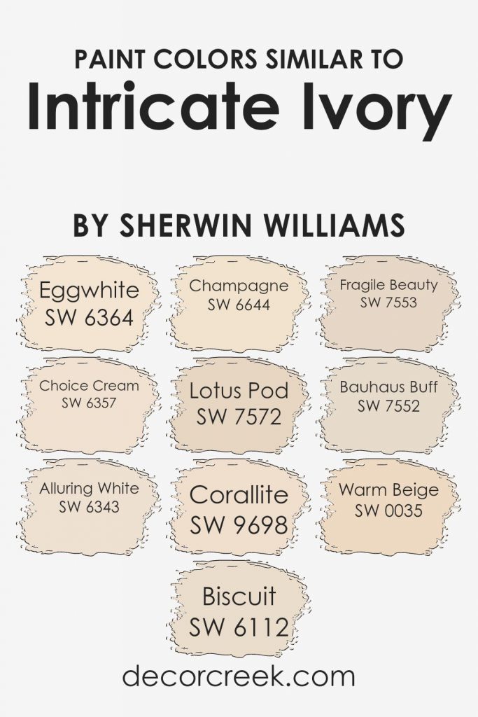 Intricate Ivory SW 6350 Paint Color by Sherwin Williams - DecorCreek