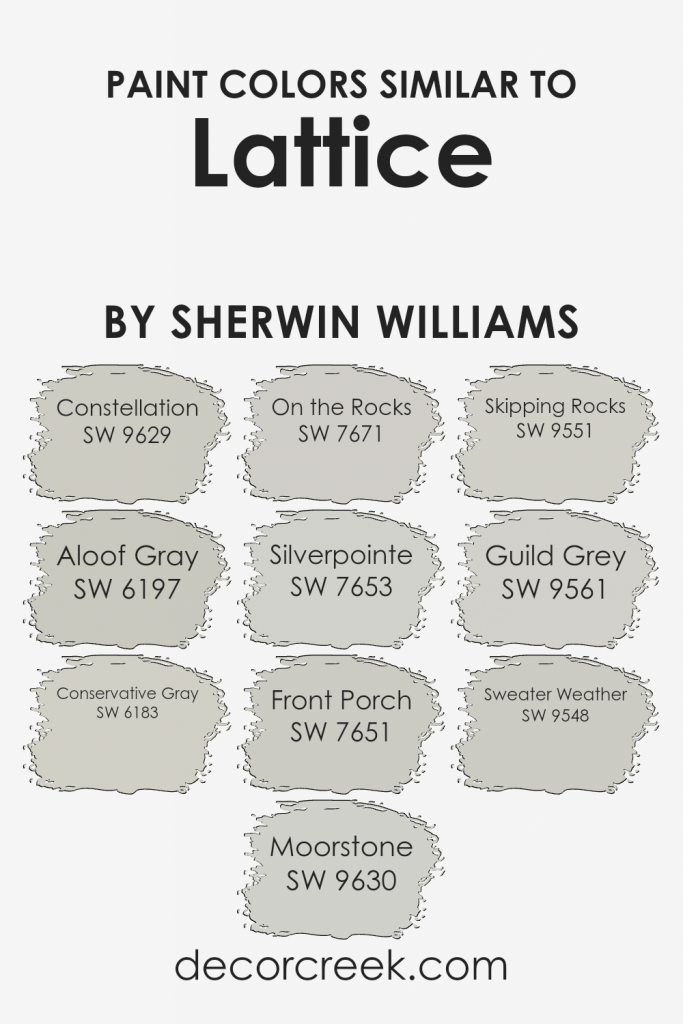Lattice SW 7654 Paint Color by Sherwin Williams - DecorCreek