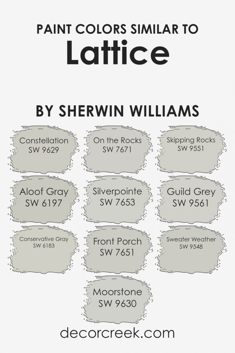 Lattice SW 7654 Paint Color by Sherwin Williams - DecorCreek