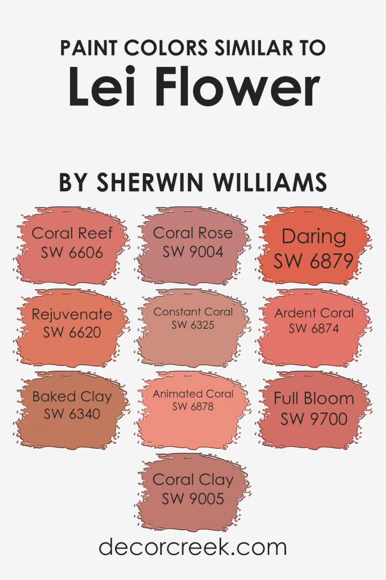 Lei Flower Sherwin Williams