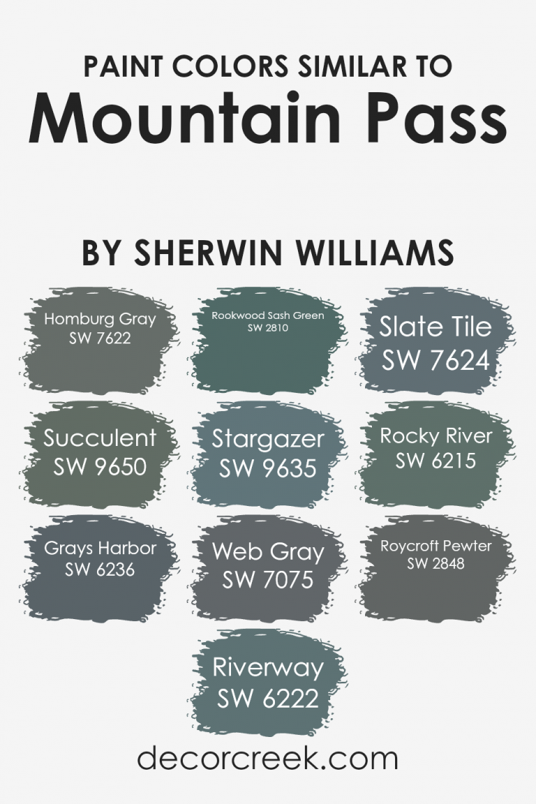 Mountain Pass SW 9655 Paint Color by Sherwin Williams - DecorCreek