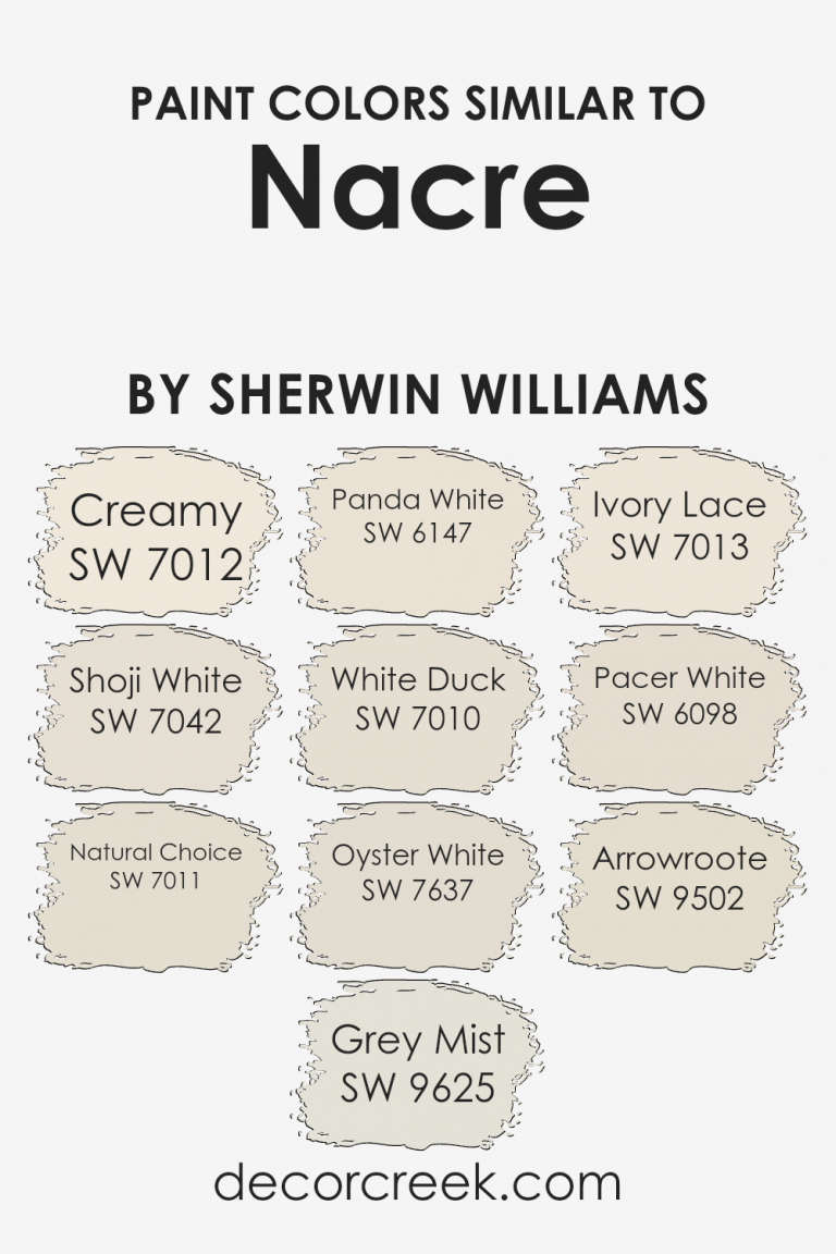 Nacre SW 6154 Paint Color by Sherwin Williams - DecorCreek