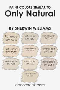 Only Natural SW 7596 Paint Color by Sherwin Williams - DecorCreek