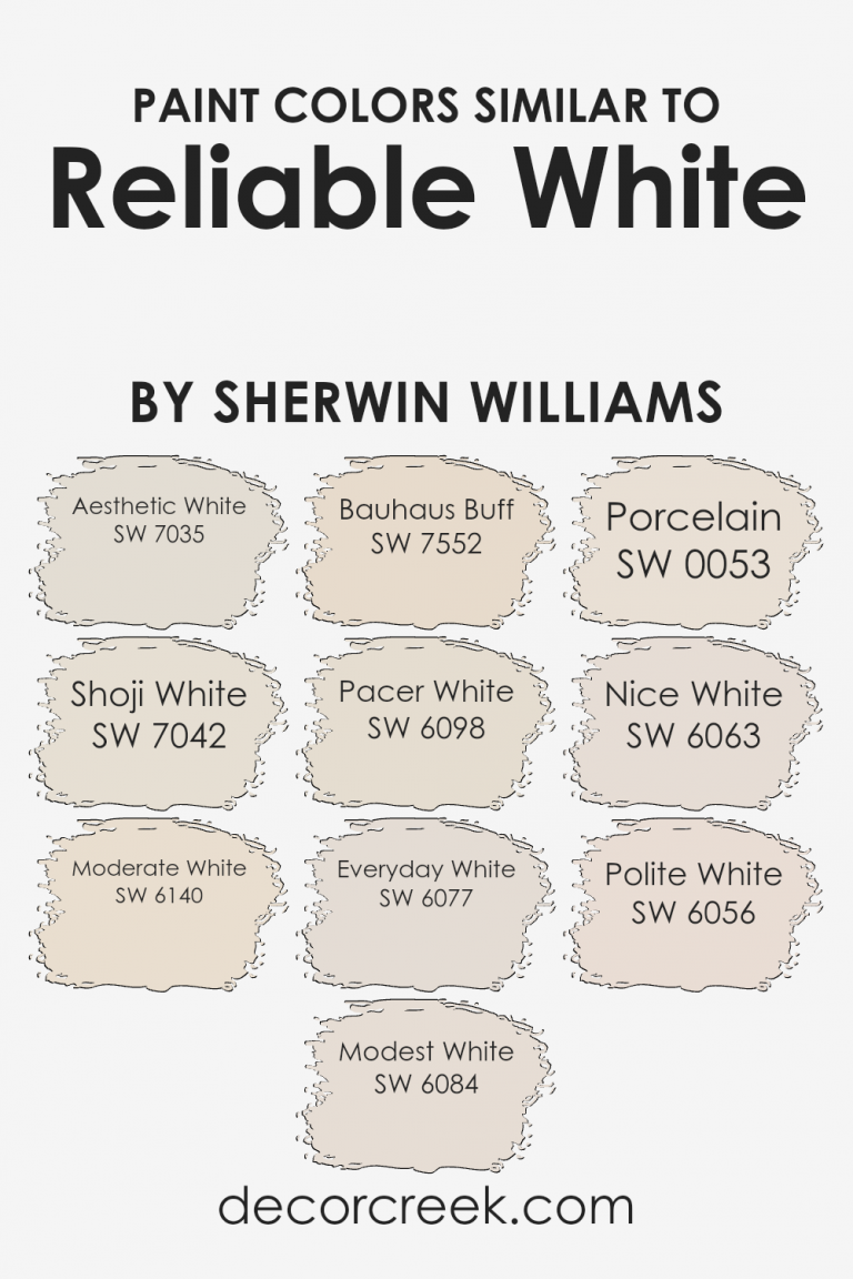 Reliable White SW 6091 Paint Color by Sherwin Williams - DecorCreek