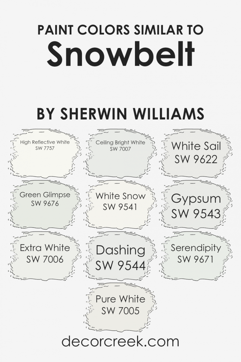 Snowbelt SW 9623 Paint Color by Sherwin Williams - DecorCreek