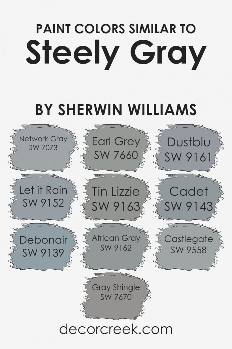 Steely Gray SW 7664 Paint Color by Sherwin Williams - DecorCreek