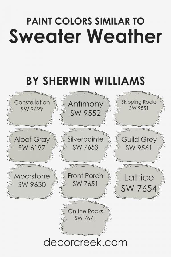 Sweater Weather SW 9548 Paint Color by Sherwin Williams - DecorCreek