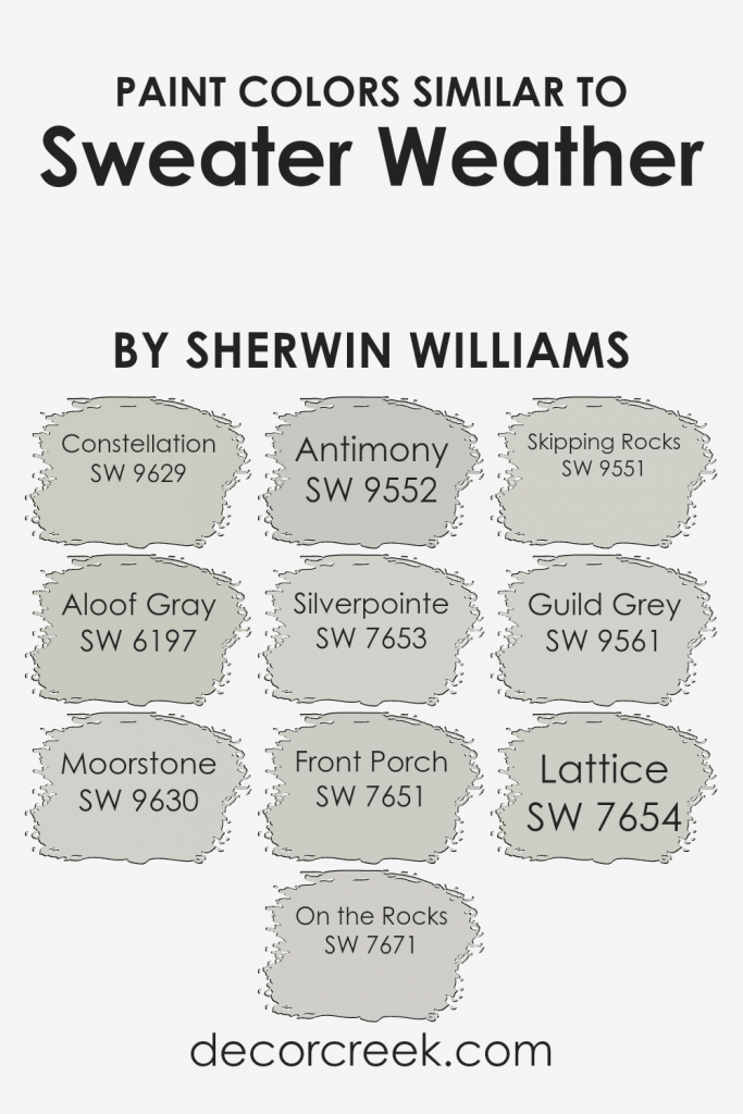 Sweater Weather SW 9548 Paint Color by Sherwin Williams - DecorCreek