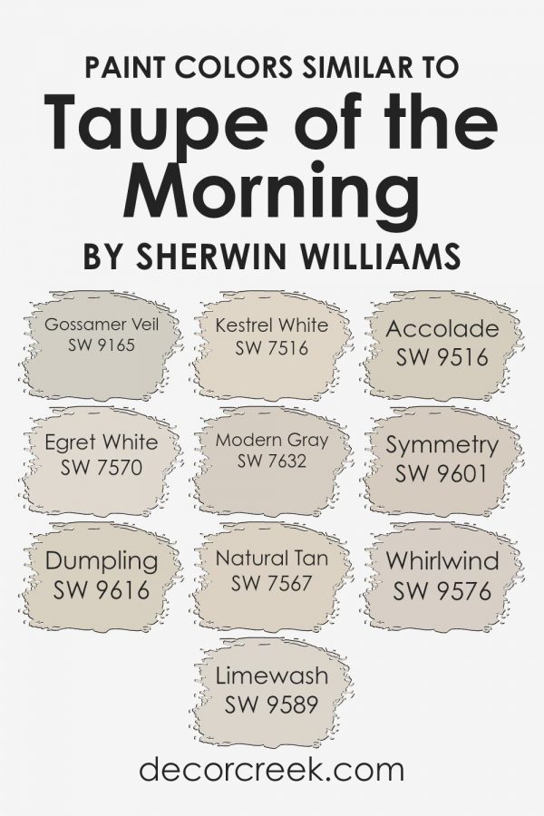 Taupe of the Morning SW 9590 Paint Color by Sherwin Williams - DecorCreek
