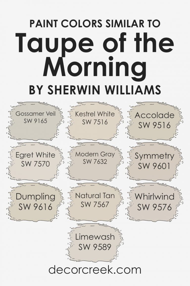 Taupe of the Morning SW 9590 Paint Color by Sherwin Williams - DecorCreek