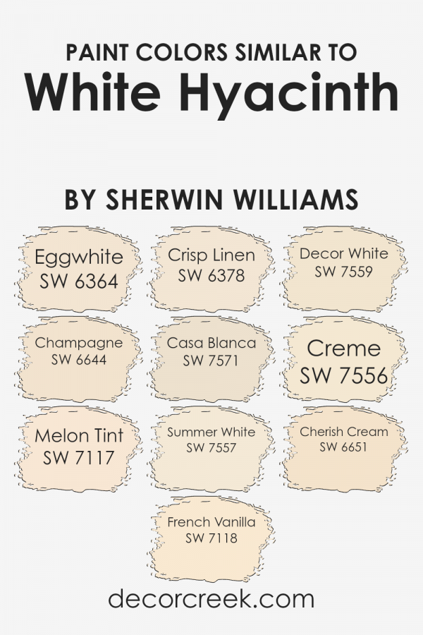 White Hyacinth SW 0046 Paint Color by Sherwin Williams - DecorCreek