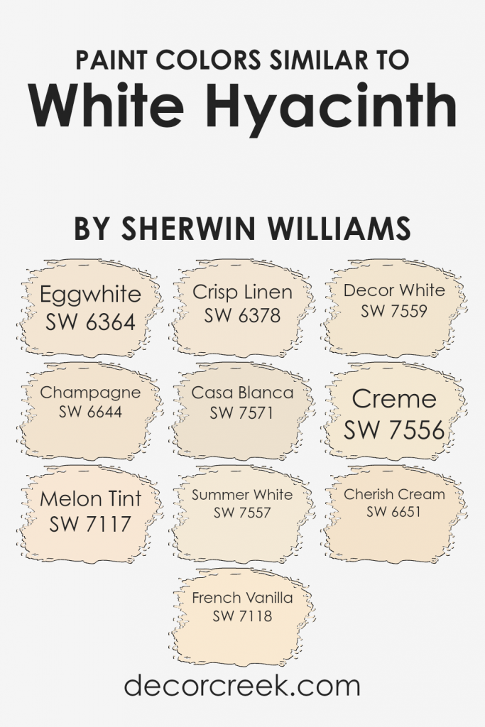 White Hyacinth SW 0046 Paint Color by Sherwin Williams - DecorCreek