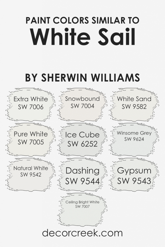 White Sail SW 9622 Paint Color by Sherwin Williams - DecorCreek