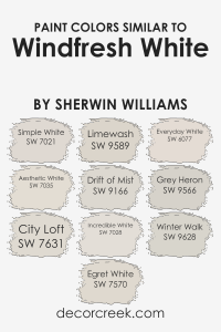 Windfresh White SW 7628 Paint Color by Sherwin Williams - DecorCreek