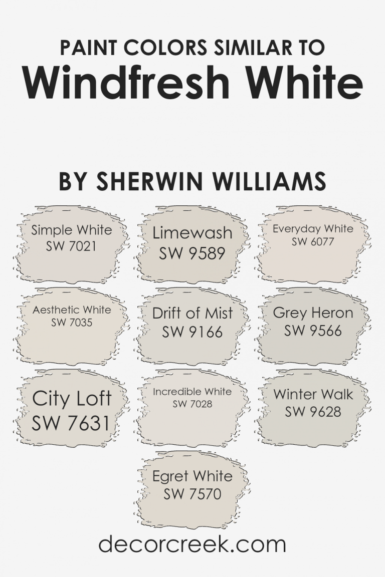 Windfresh White SW 7628 Paint Color by Sherwin Williams - DecorCreek