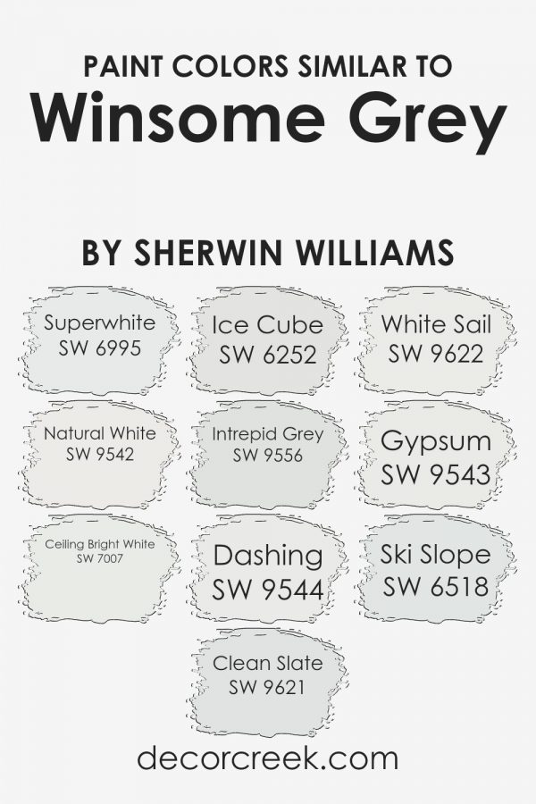Winsome Grey SW 9624 Paint Color by Sherwin Williams - DecorCreek
