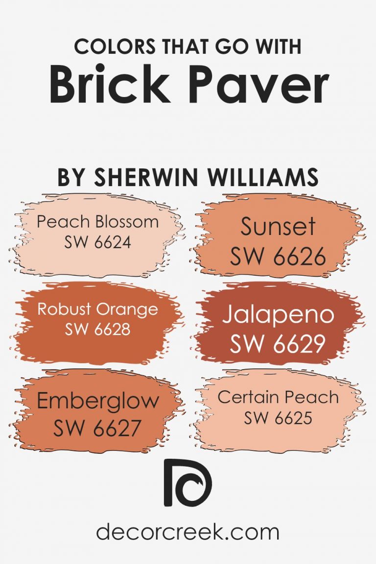 Brick Paver SW 7599 Paint Color by Sherwin Williams - DecorCreek