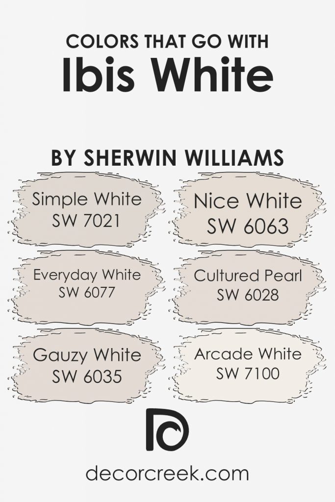 Ibis White SW 7000 Paint Color by Sherwin Williams - DecorCreek