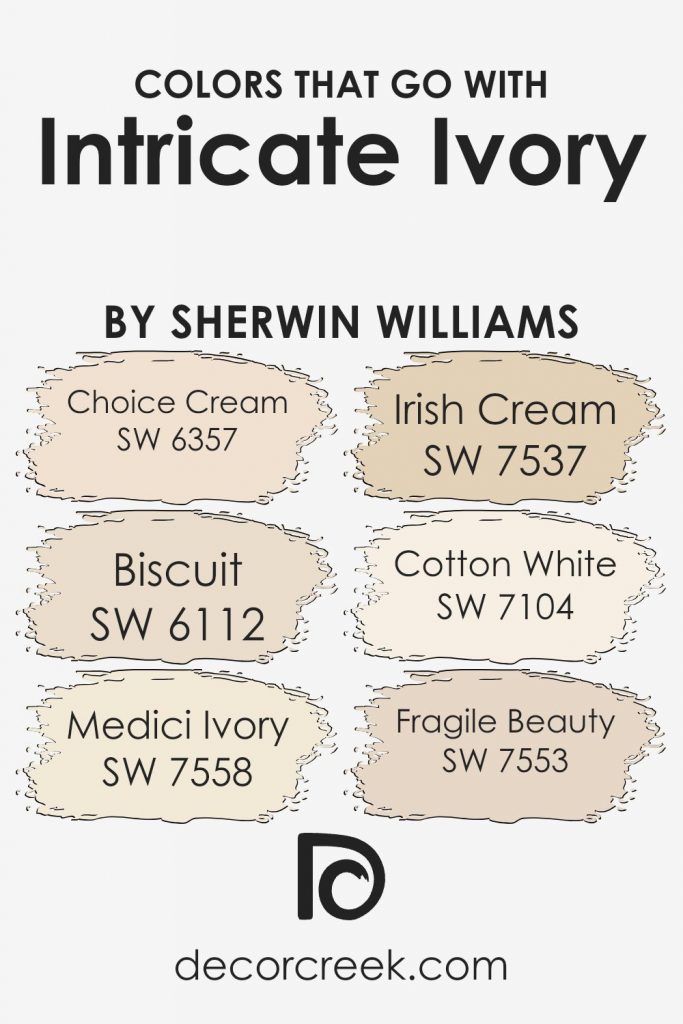 Intricate Ivory SW 6350 Paint Color by Sherwin Williams - DecorCreek