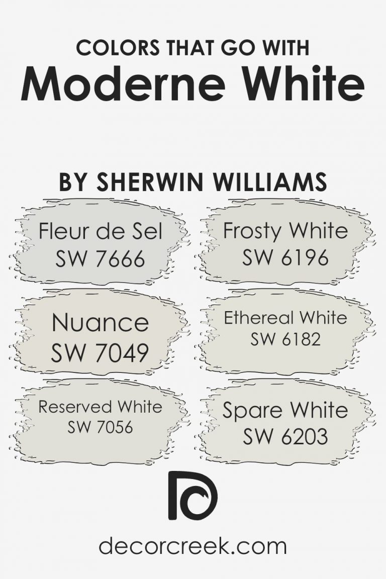 Moderne White SW 6168 Paint Color by Sherwin Williams - DecorCreek