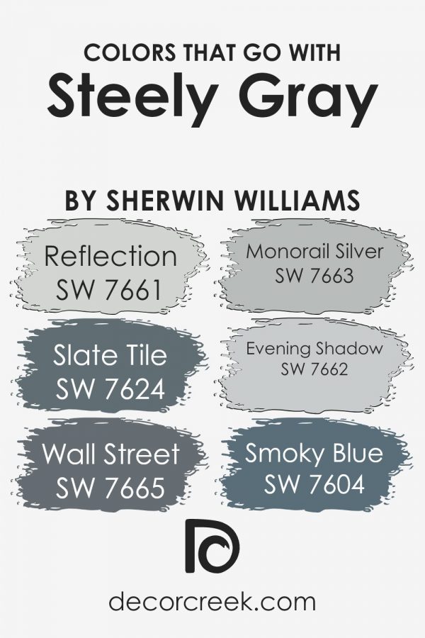 Steely Gray SW 7664 Paint Color by Sherwin Williams - DecorCreek