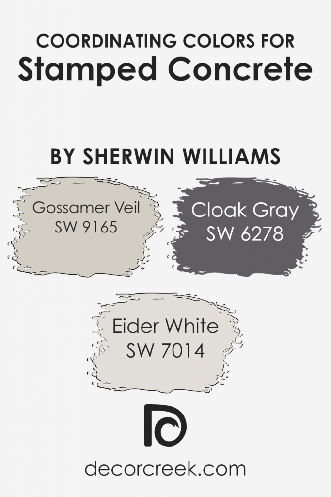 Stamped Concrete SW 7655 Paint Color by Sherwin Williams - DecorCreek
