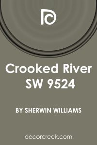 Crooked River SW 9524 Paint Color by Sherwin Williams - DecorCreek