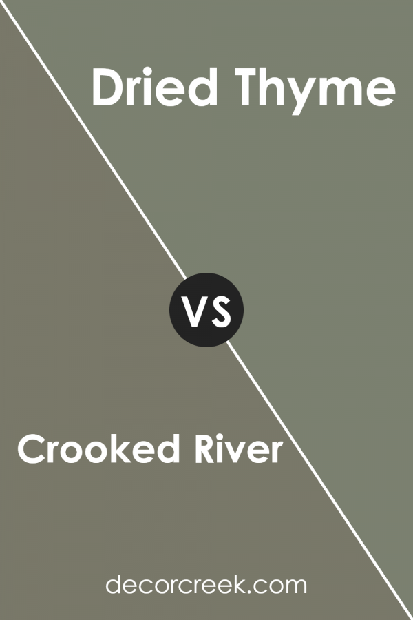Crooked River SW 9524 Paint Color by Sherwin Williams - DecorCreek