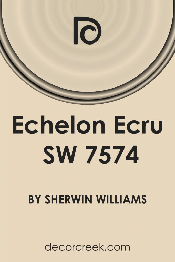Echelon Ecru SW 7574 Paint Color by Sherwin Williams - DecorCreek