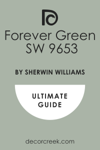 Forever Green SW 9653 Paint Color by Sherwin Williams - DecorCreek