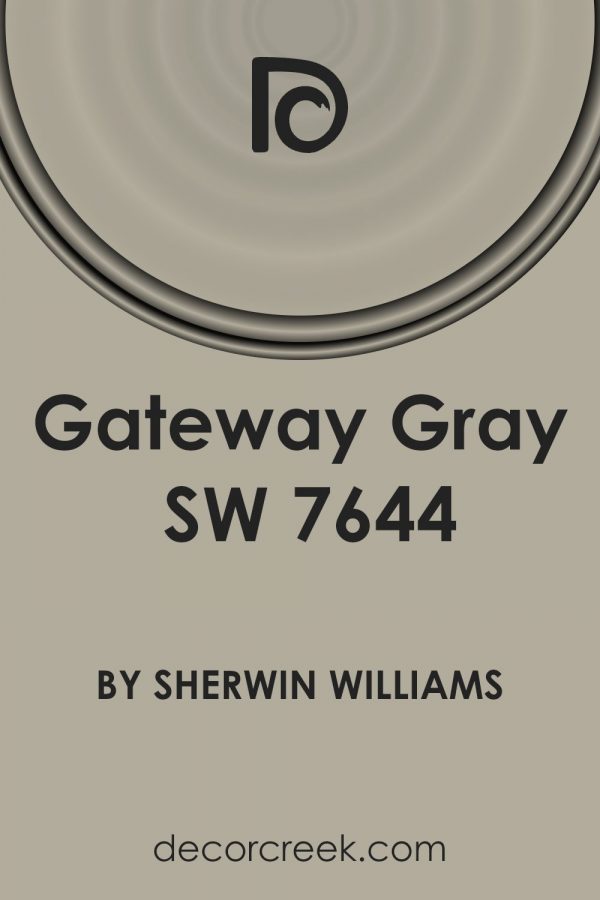 Gateway Gray SW 7644 Paint Color by Sherwin Williams - DecorCreek